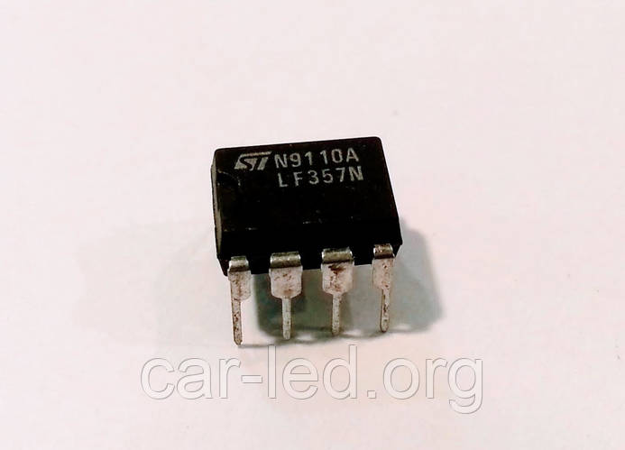 LF357N широкосмуговий швидкодіючий операційний підсилювач з польовими транзисторами на вході ...