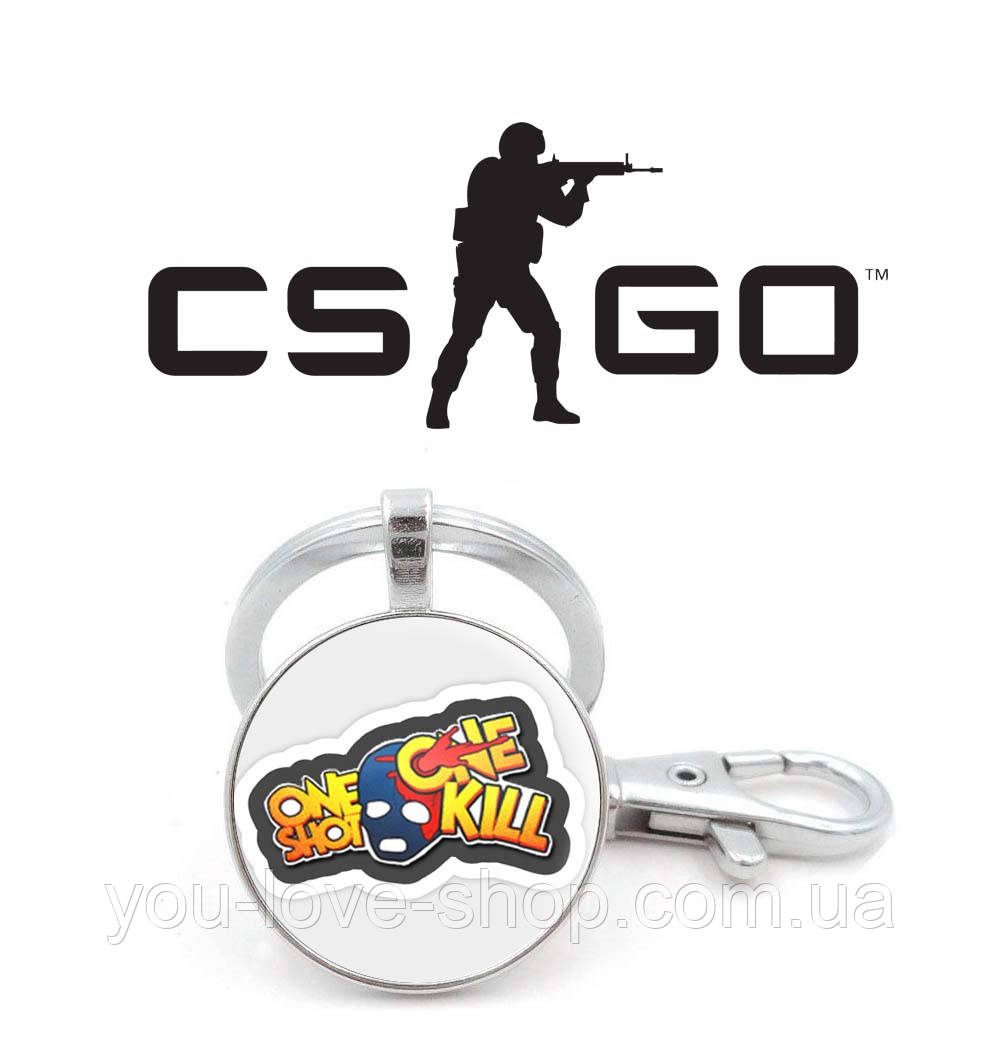 Купити Брелок Counter-Strike CS:GO "One Shot - One Kill", ціна 119 ...
