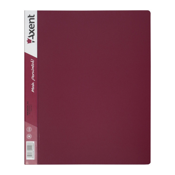 Купити Папка на 4-х кільцях, А4 формату 35 мм, бордова, Axent 1208-04-a, ціна 108 ₴ - Prom.ua ...