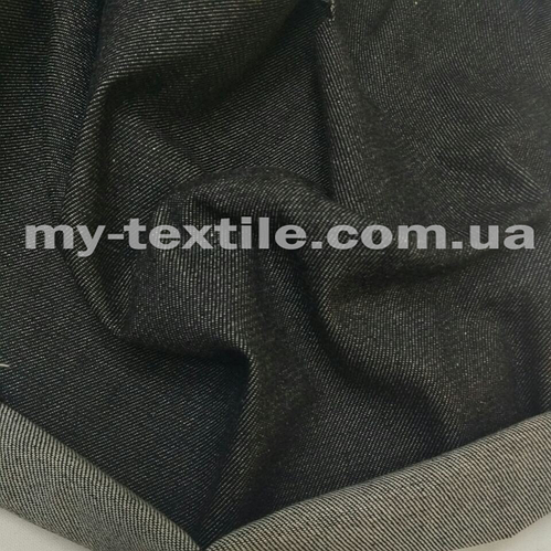 Джинсовая ткань плотный стрейч Темно-серый (ID#981790389), цена: 288.58 ...