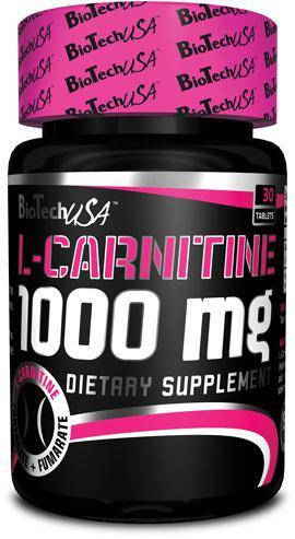 Купить BT L-CARNITINE 1000 MG - 30 т, цена 198.80 грн — Prom.ua (ID ...