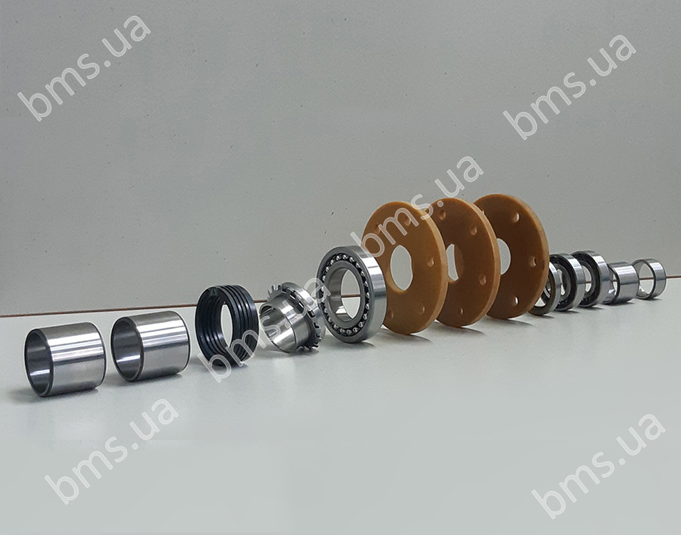 Ремкомплект переднього + заднього фланця бочки BMS Worker / BMS Sigma ...
