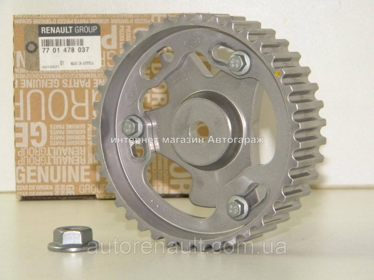 Шкив (шестерня) распредвала на Рено Сценик III 1.5 dCi — RENAULT ...