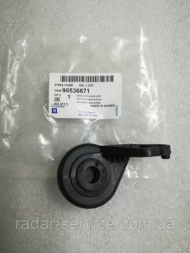 Купить Кронштейн радиатора правый верхний Авео Т250, GM, 96536671, цена ...