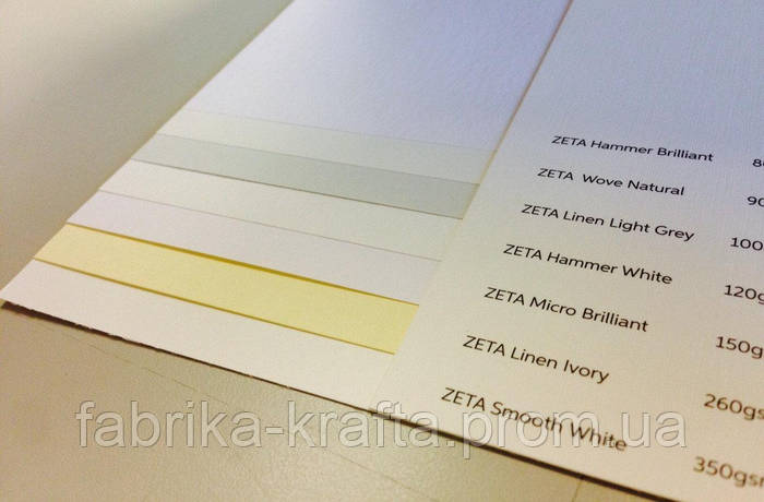 Бумага с водяными знаками А4 Zanders Zeta кремовая, 100г/м2, 500 листов ...