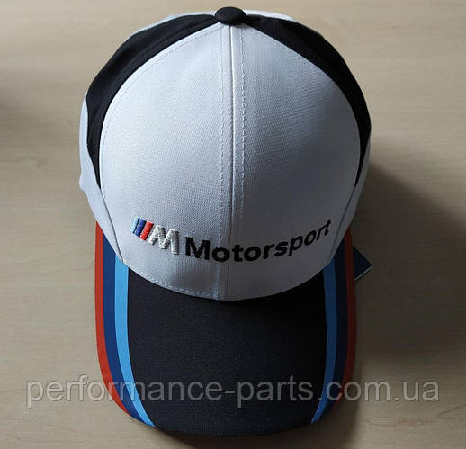 Бейсболка BMW Motorsport Fan Cap, Unisex, White/Black 80162463073, цена ...