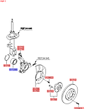 Подшипник ступицы передней киа Спортейдж 3, KIA Sportage 2010-13 SL ...