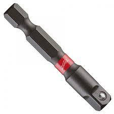 Переходник Milwaukee Shockwave Impact Duty 1/4" HEX - 1/4" квадратный ...