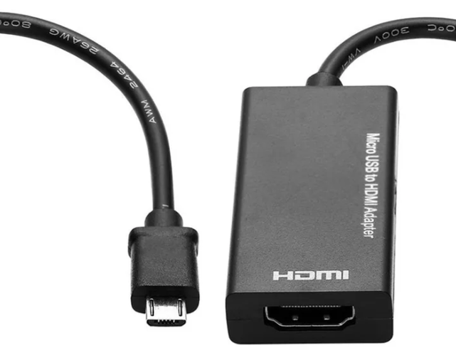 MHL-адаптер перехідник з MicroUSB на HDMI (телефон до телевізора) (ID#996799972), ціна: 199 ...