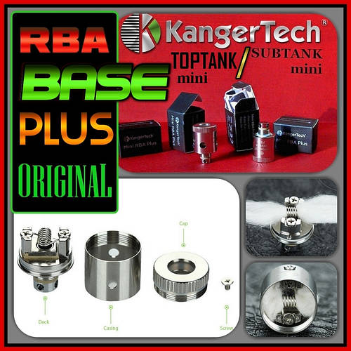 Купить База RBA PLUS для KangerTech Subtank Mini, Subtank Plus, TOPTANK ...