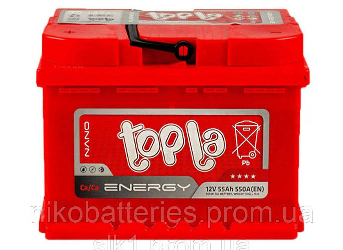 Купить Аккумулятор Topla Energy 55Ah L+ 550A, цена 2900 ₴ — Prom.ua (ID ...