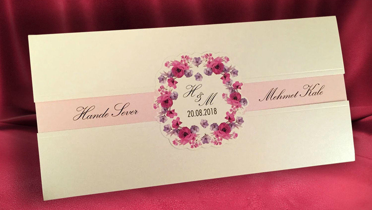 Купить Пригласительные на свадьбу "Нежный венок", цена 42 ₴ — Prom.ua ...