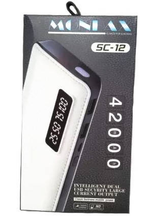 УМБ портативное зарядное Power Bank Mondax SC-12 42000 mAh, с фонариком ...