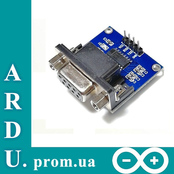 Конвертер 5V MAX3232 RS232 DB9 - TTL 4 pin [#7-4], цена: 35 ₴, купить ...
