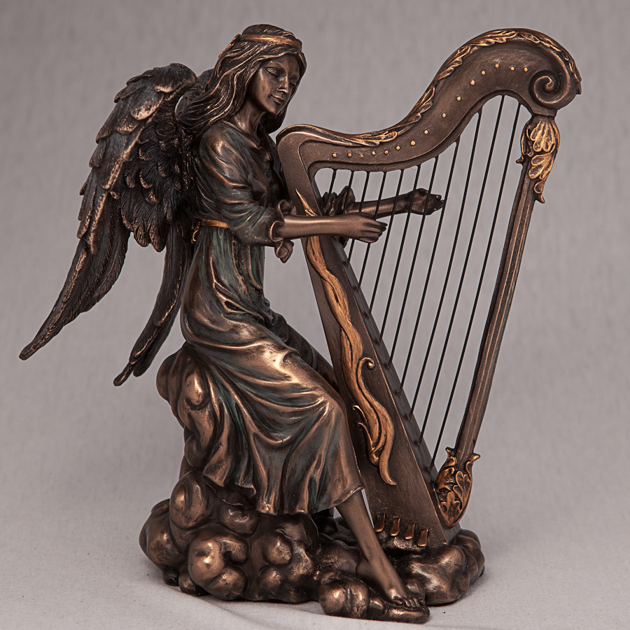 Статуэтка Veronese Ангел с арфой 20 см 70494 фигурка ангела веронезе ...