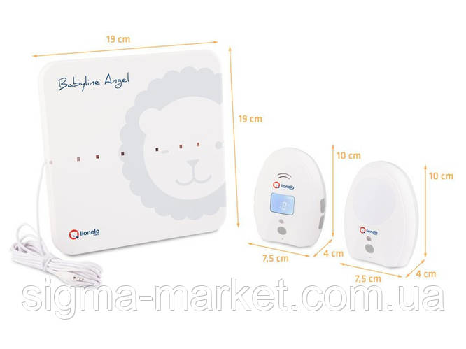 Монитор дыхания + радионяня LIONELO Babyline ANGEL 3 в 1, цена 5120 грн ...