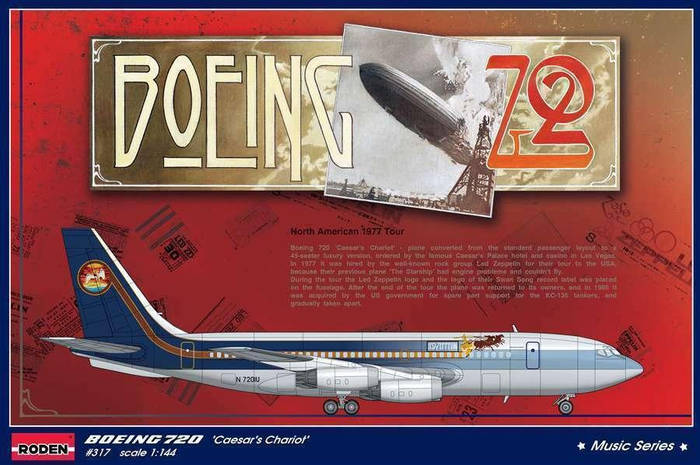 Boeing 720 "Caesar's Charriot". 1/144 RODEN 317 (ID#1003226445), цена ...