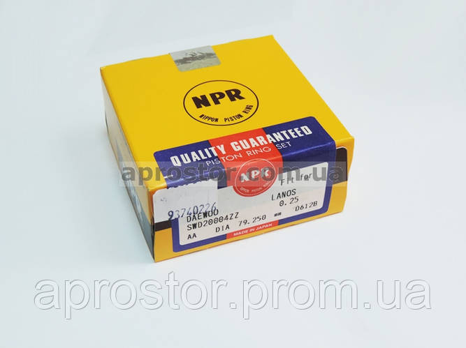 Купить Кольца поршневые (комплект) Ланос/Лачетти/Нубира 1,6 (NPR ...