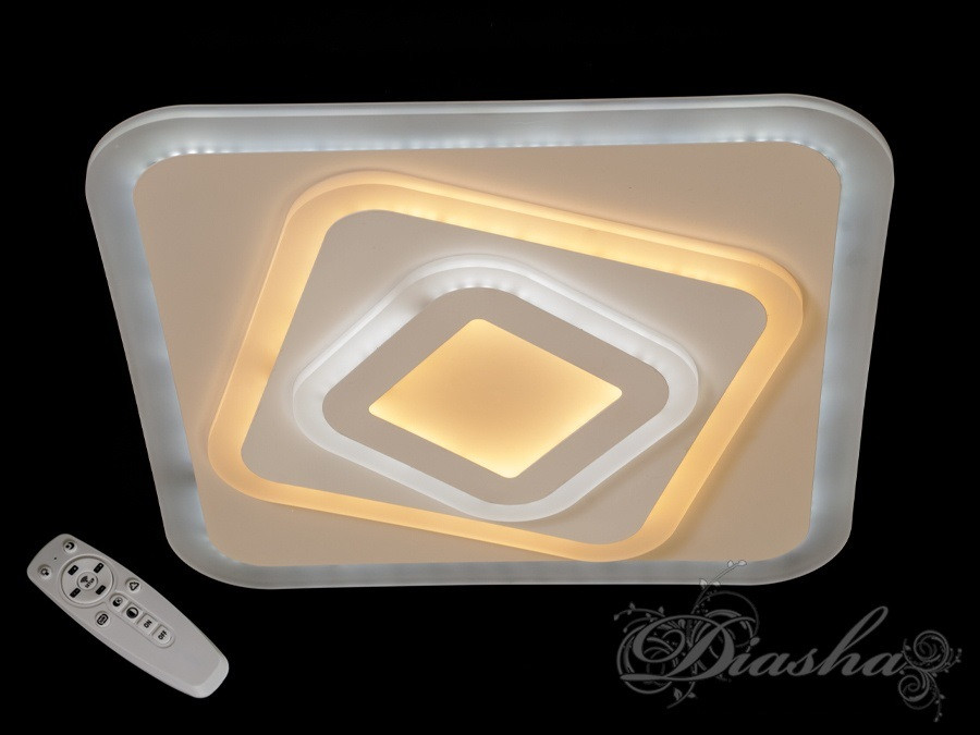 Потолочная светодиодная квадратная люстра с диммером MX2228-500 dimmer ...