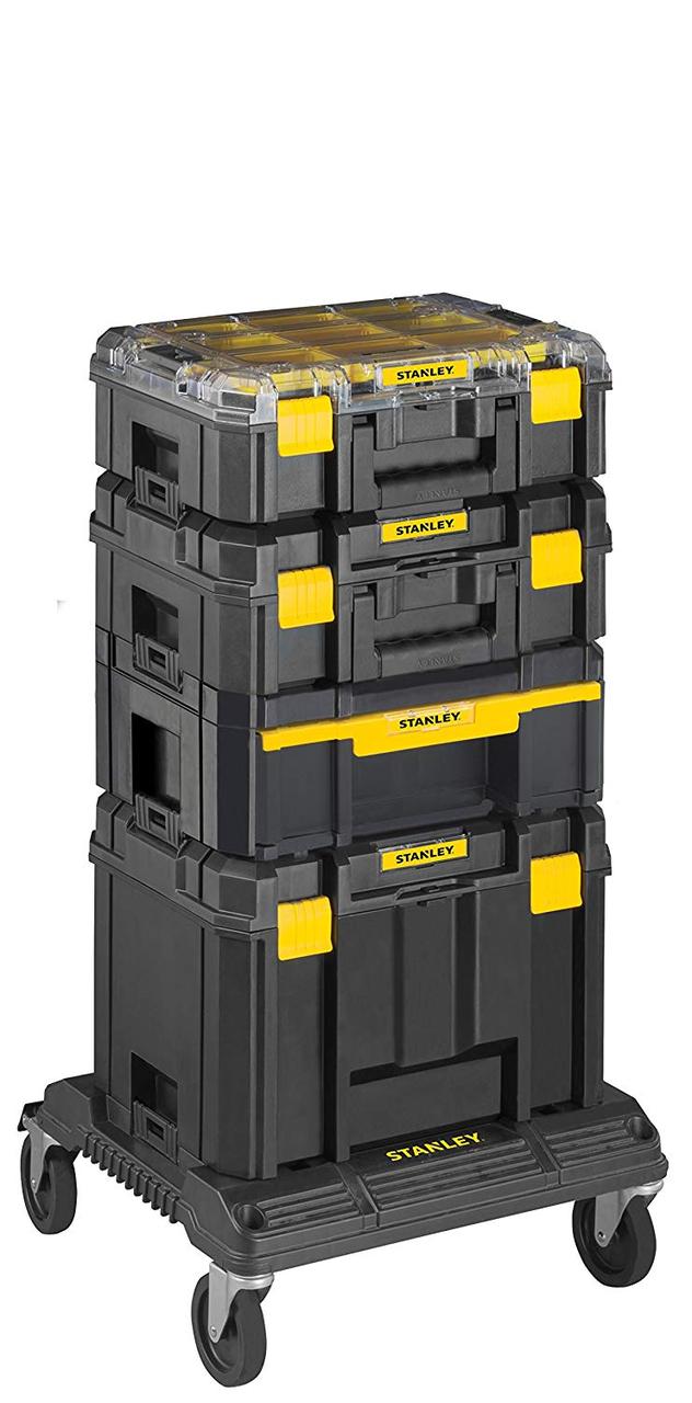 Платформа на колесах для перевозки ящиков STANLEY "FatMax" 49х44.5х20 ...