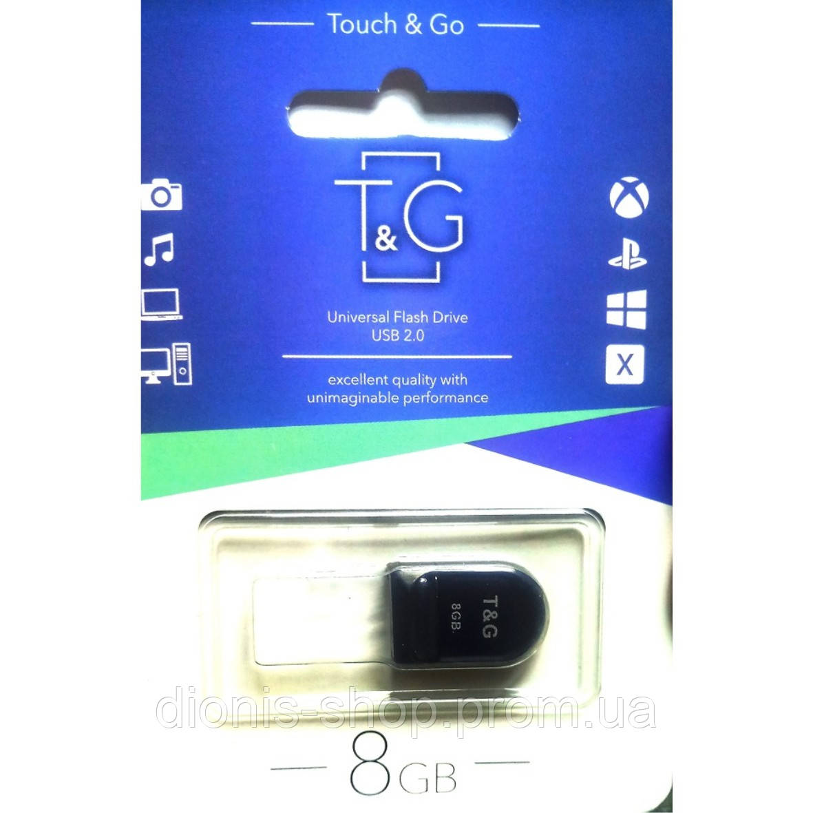 Touch & Go 8 GB USB 010 Shorty Series TG010-8GB Флеш пам'ять (100005 ...