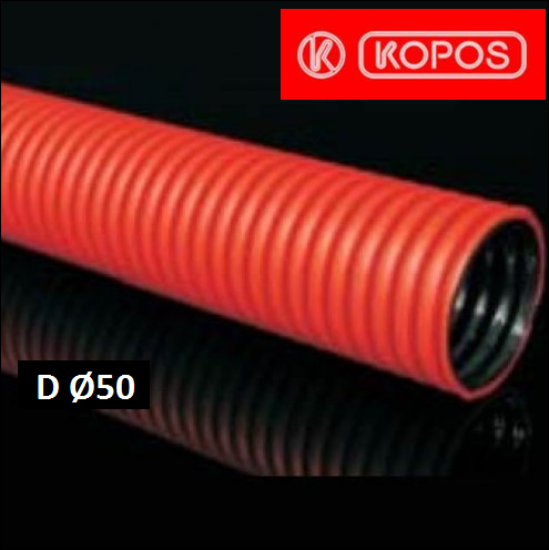 KF 09050 BA D Ø 50 мм Kopos Kopoflex. Двухслойная гибкая труба - купить ...