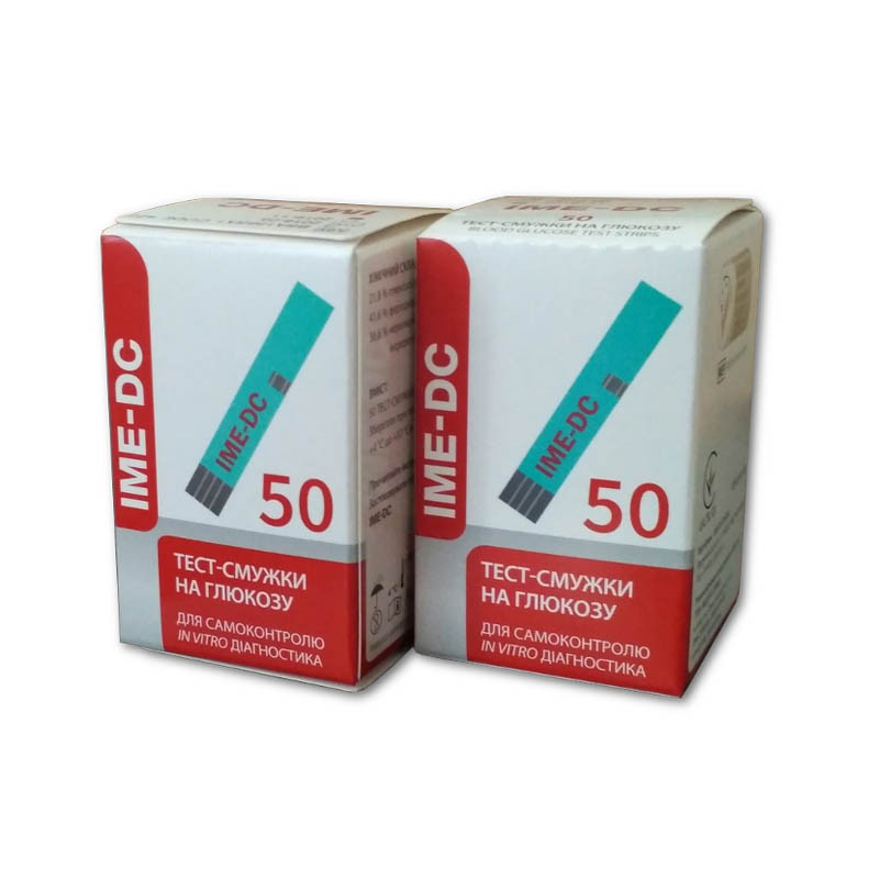 Купить Тест-полоски IME-DC (ИМЕ-ДС) №50 - в наборе из 2 упаковок (100 ...