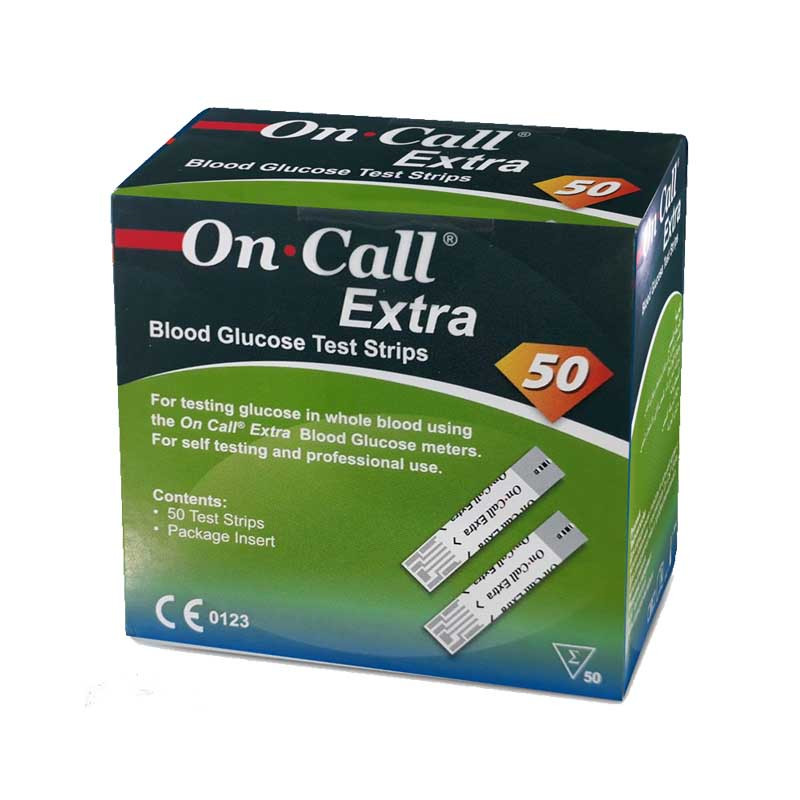 Купить Тест полоски On Call Extra (Он Колл Экстра) 50 шт, США в Киеве ...