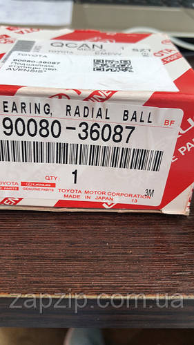 Купити Підшипник ступиці TOYOTA - 90080-36087, ціна 1478 ₴ - Prom.ua ...