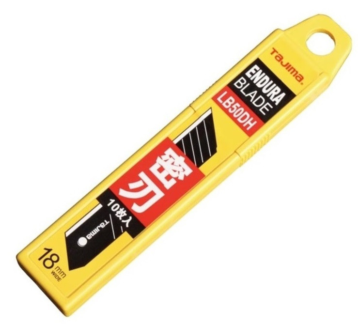 Мелко-сегментные лезвия Tajima LB50DH Max Point Endura Blades, угол наклона 60°, 18 мм (10 шт ...