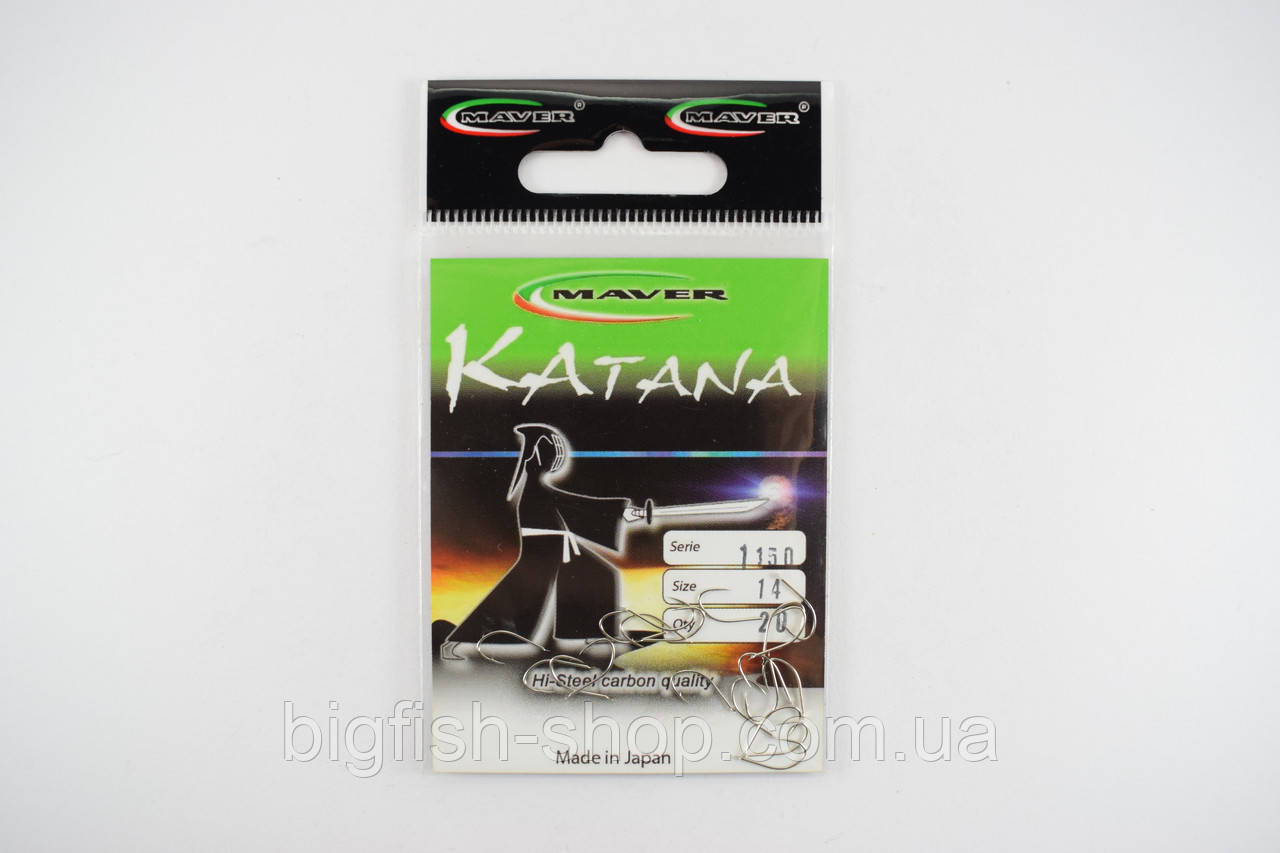 Крючки Maver Katana 1150 (№14) — Купить Недорого на Bigl.ua (1009116219)