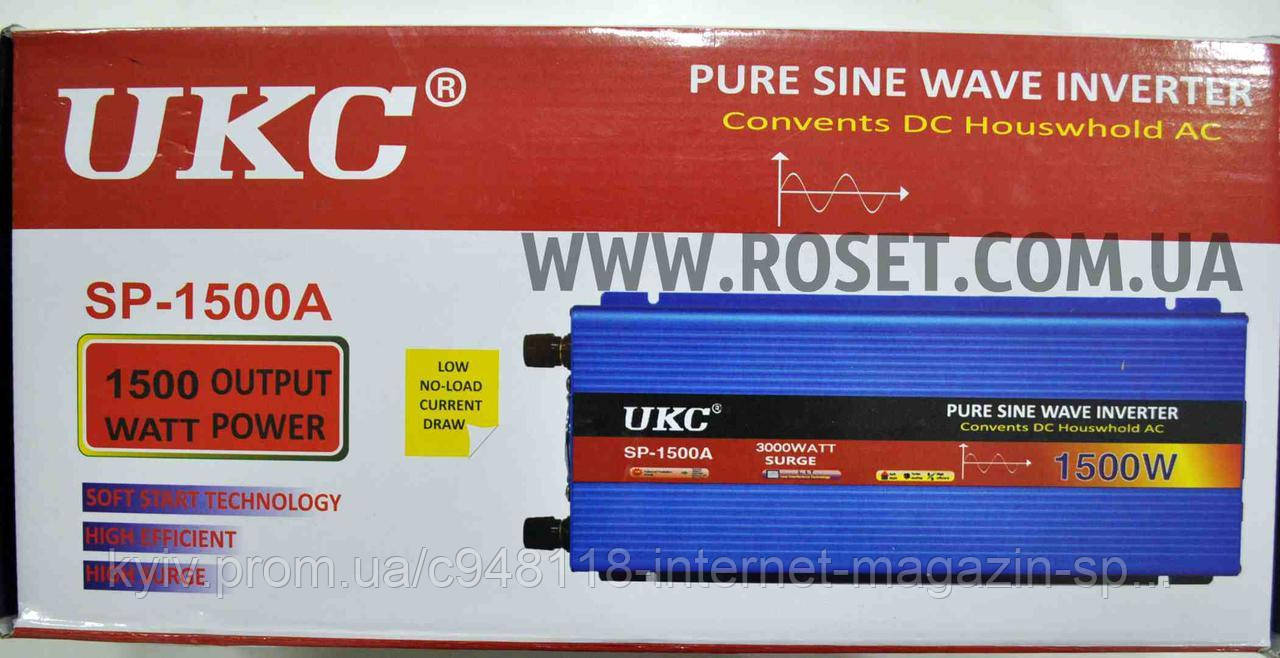 Купить Инверторы чистая синусоида - UKC SP-1500A 1500W Pure Sine Wave, цена 3700 ₴ — Prom.ua (ID ...