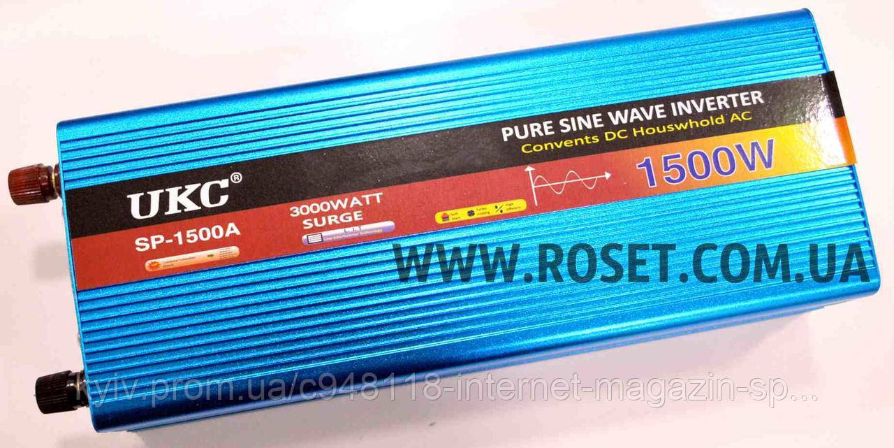 Купить Инверторы чистая синусоида - UKC SP-1500A 1500W Pure Sine Wave, цена 3700 ₴ — Prom.ua (ID ...