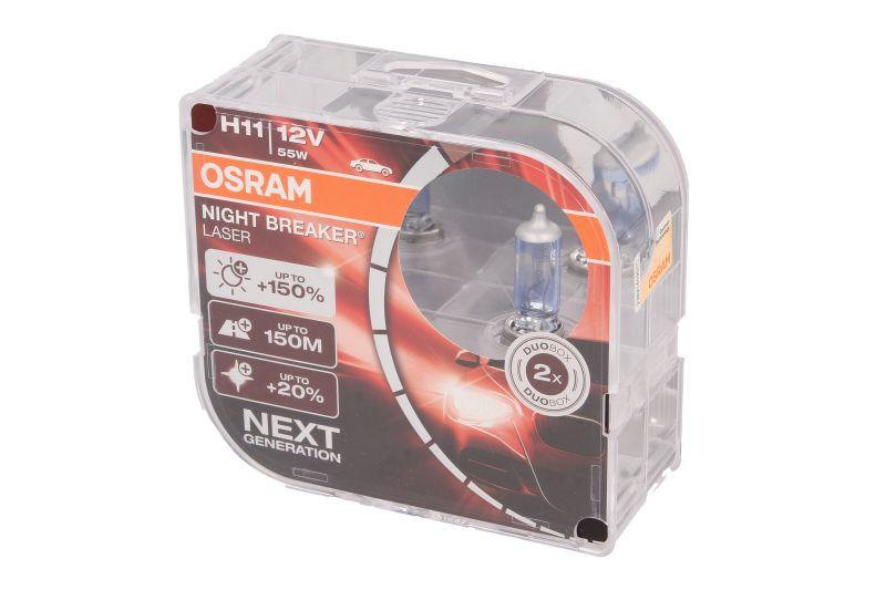 Галогенная лампа Osram Night Breaker Laser +150% H11 12V 55W 64211NL ...