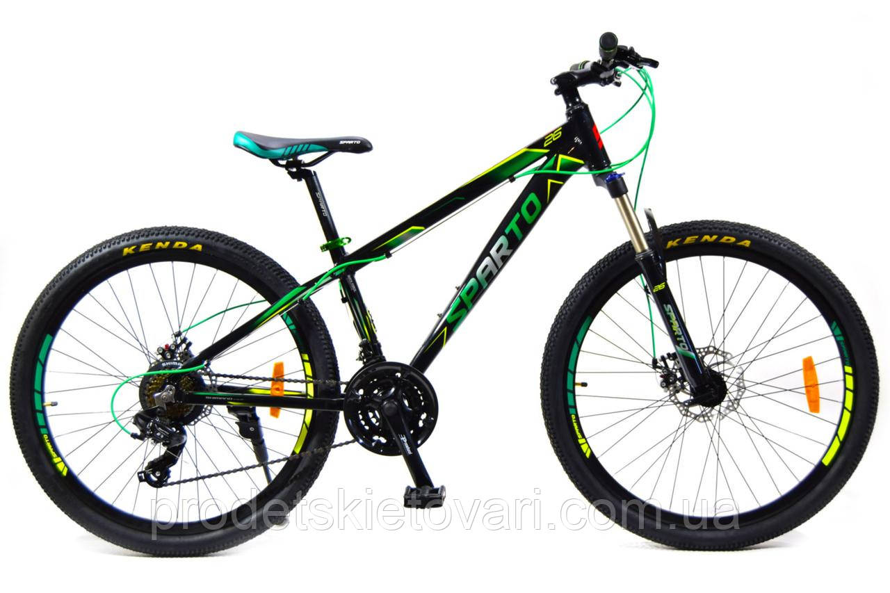 Велосипед Sparto Acute 26 черно-зеленый NEW 2020, цена 9547 грн — Prom ...