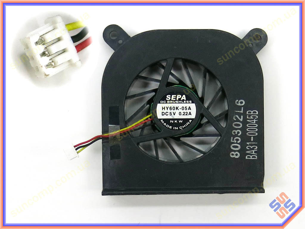 Купить Вентилятор (кулер) для SAMSUNG Q35 Series (HY60B-05A BA31-00032A ...