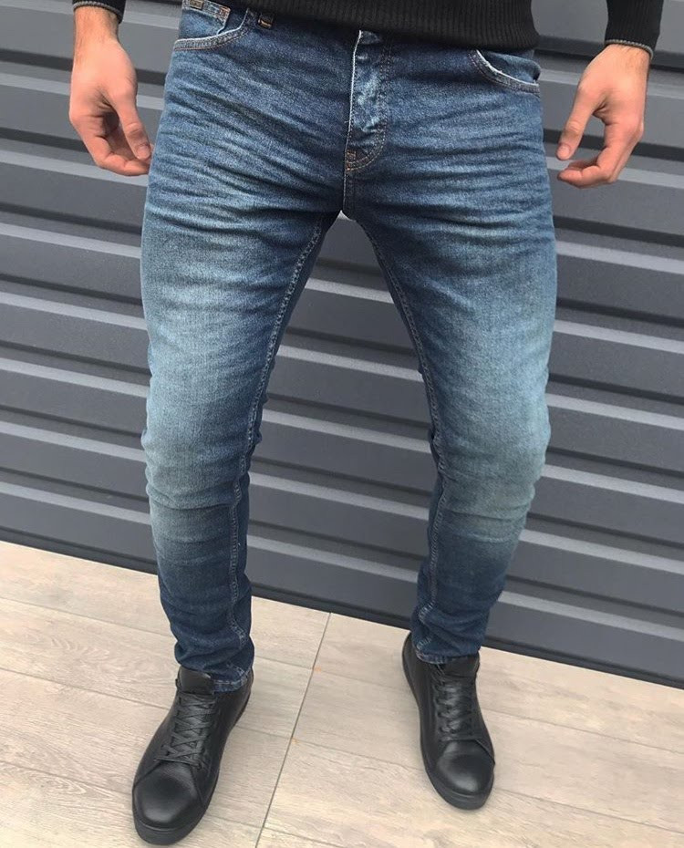 Стильные Мужские Джинсы, Зауженные, Slim Fit Стильні Чоловічі Джинси ...