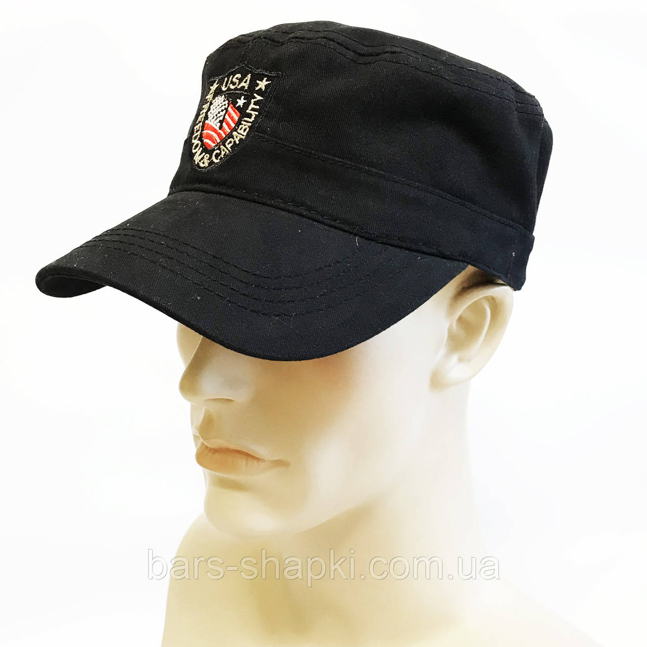 Кепка немка мужская "USA" (чёрная) (ID#1013608983), цена: 300 ₴, купить ...