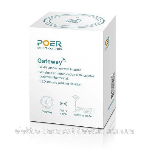 Wifi шлюз PTG10 для управлением через интернет термостатами Poer PTC10 ...