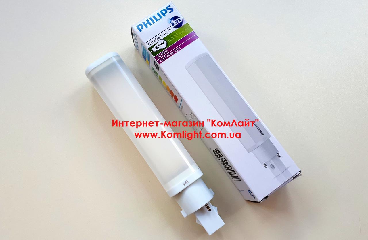 Светодиодная лампа PHILIPS CorePro LED PLC 8.5W 840 2P G24d-3: продажа, цена в Киеве. Лампочки ...