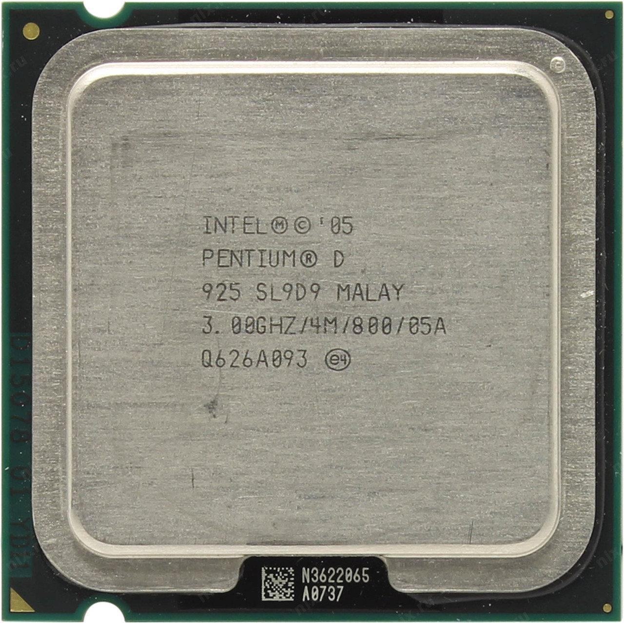 Процессор Intel Pentium D925 3.00GHz/800MHz/4096k (SL9D9) S775, Tray ...