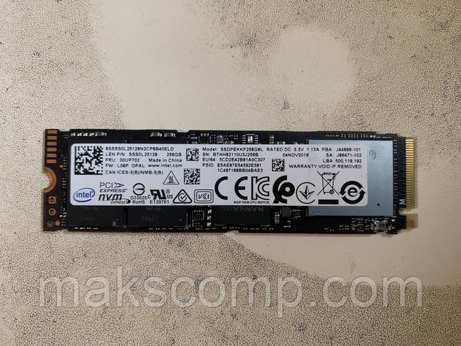 Купить SSD Intel Pro 7600p 256Gb m.2 NVMe PCIe, цена 1300 ₴ — Prom.ua ...