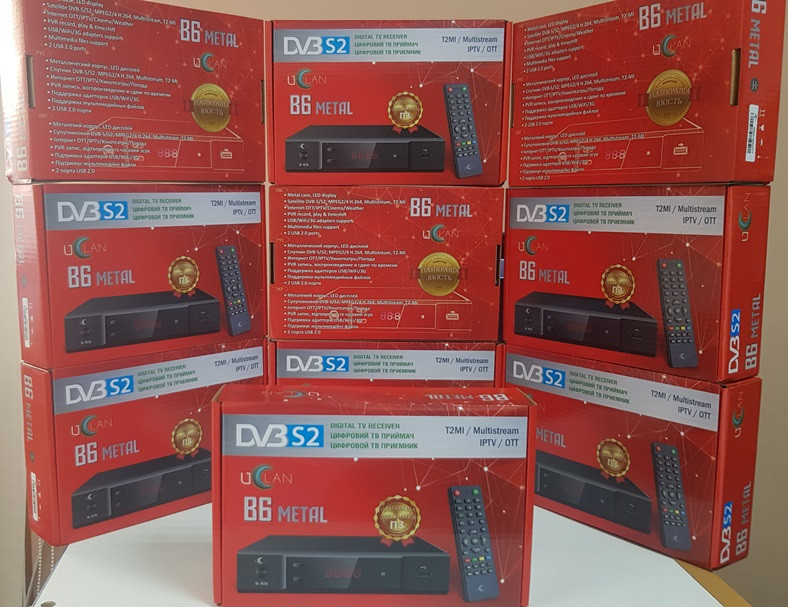 Спутниковый ресивер тюнер Mpeg4 UCLAN B6 Metal NEW U2C B6 Metal (ID#1017659974), цена: 675 ...