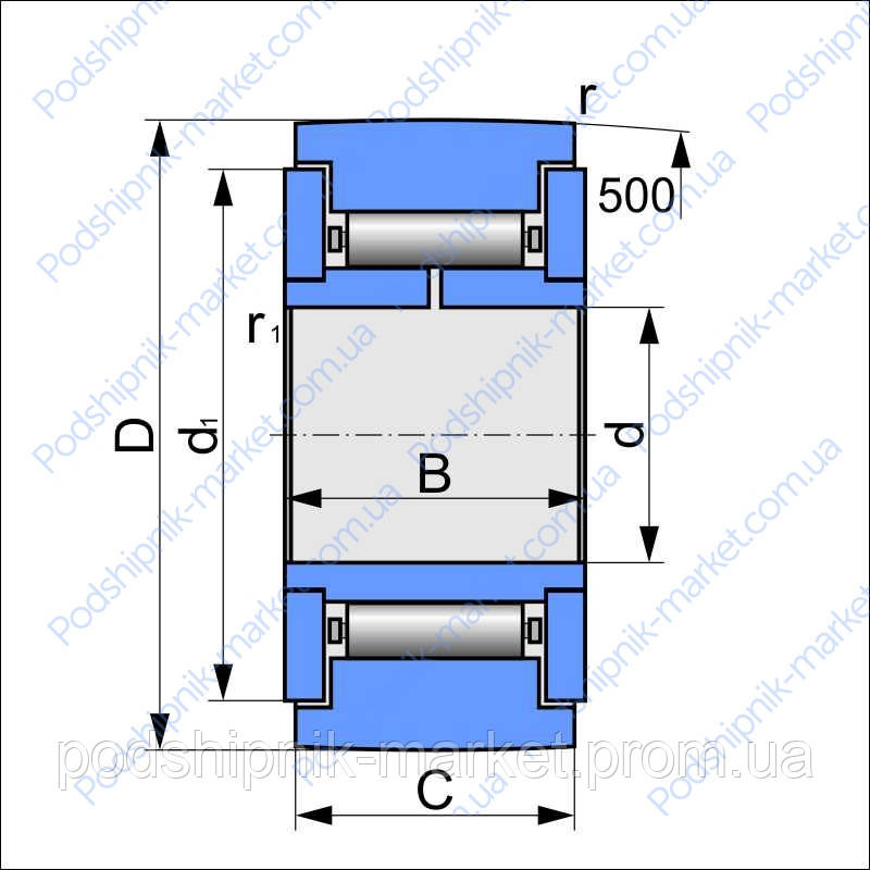 NATR 6 PP (NKE) підшипник опорний ролик, ціна: 267.28 ₴, купити на Prom.ua