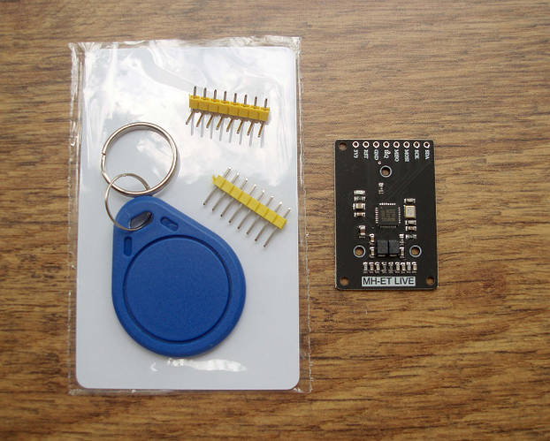 Mini RFID RC522 модуль + карта + брелок для Arduino. MIFARE S50, MIFARE ...