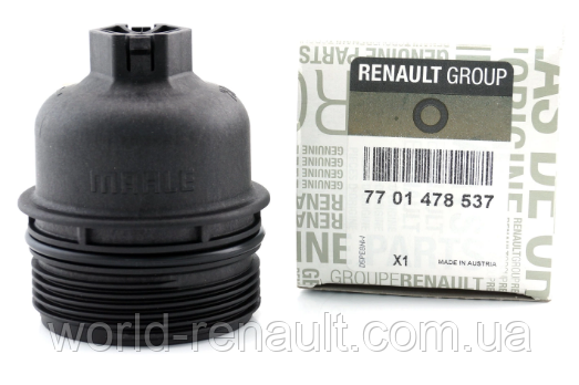 Renault (Original) 7701478537 - Корпус (кришка) масляного фільтра на ...