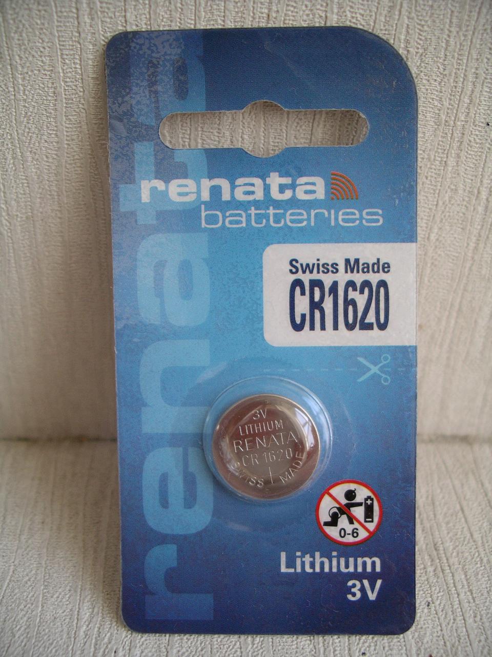 Купить Батарейка RENATA CR1620 3В дисковая литиевая в интернет-магазине ...
