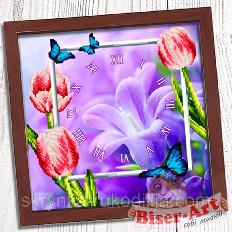 Схема для вишивки "Годинник для вишивки бісером "Весняний" (Biser Art 003): продажа, цена в ...