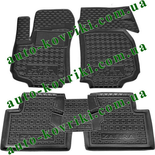 Купить Резиновые коврики в салон Opel Zafira B 2005-2010 (Avto-Gumm ...