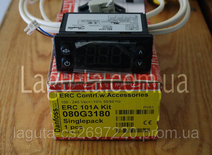 ERC101A - Danfoss - контроллер температуры 080G3130 . С датчиком. (ID#1023997542), цена: 2499 ...